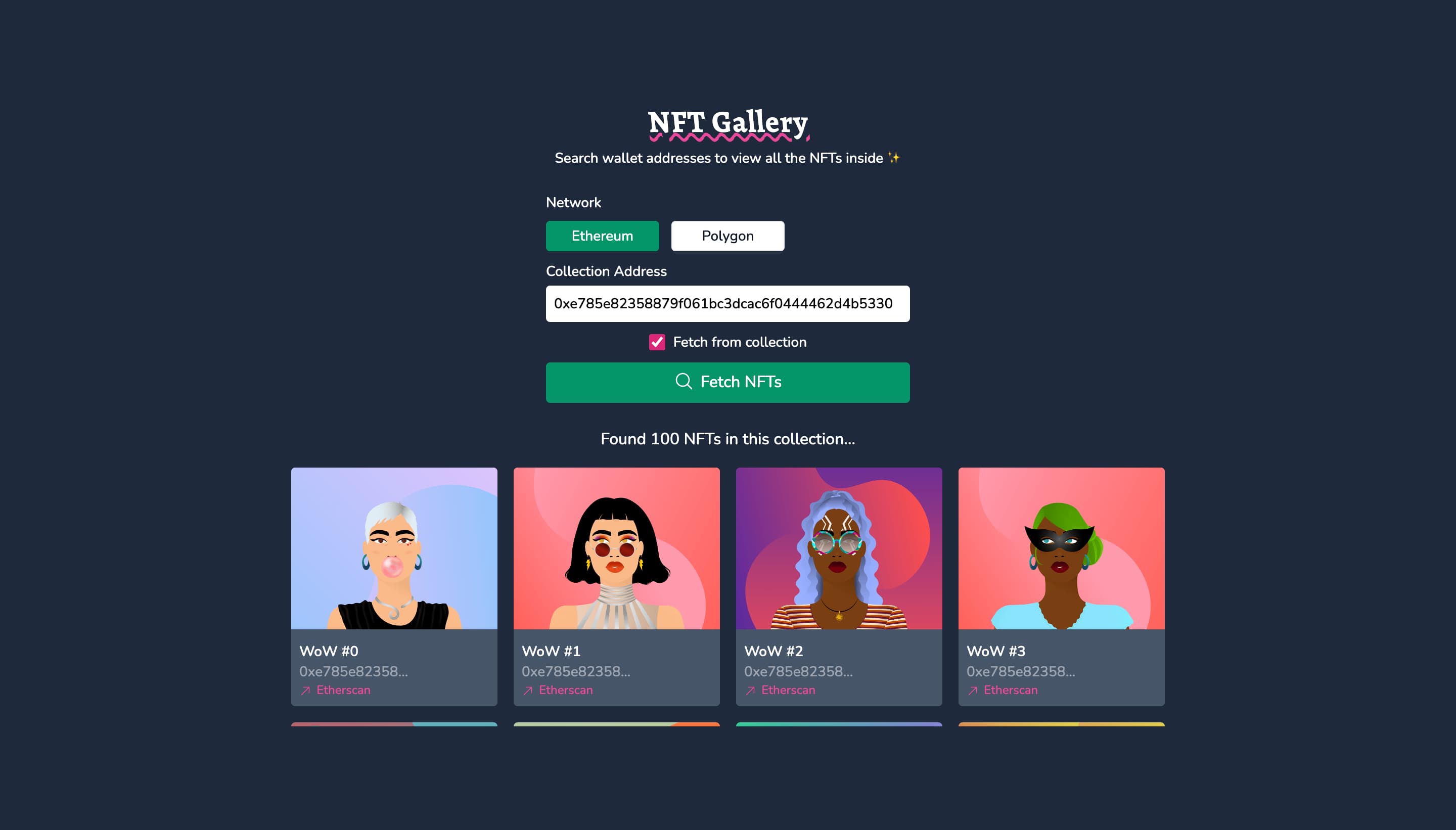 Github Findtoninft Gallery 🖼️ Nft Gallery Built With Vue Pinia And Alchemy Api 